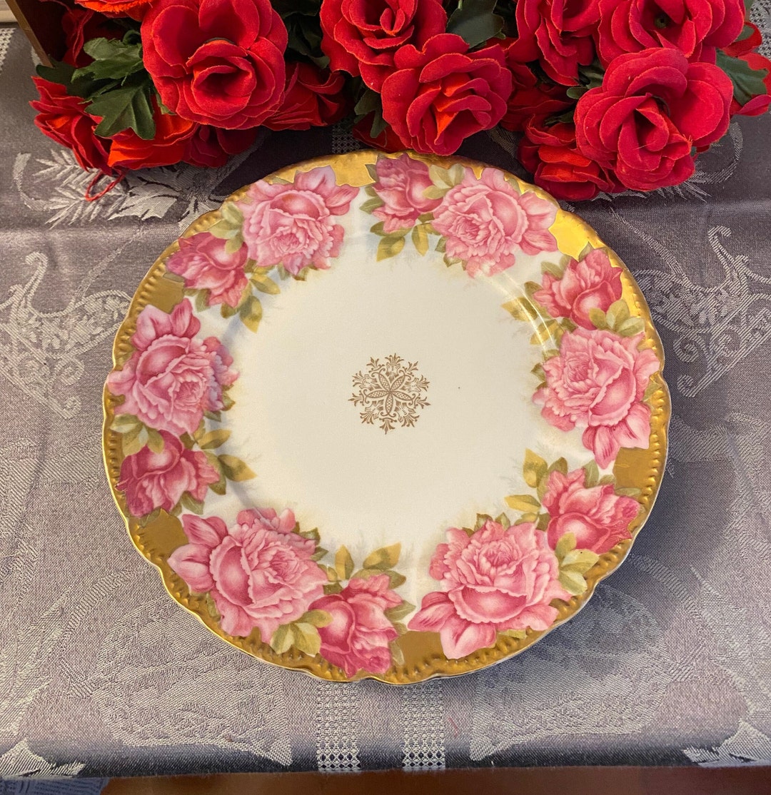 RC Rosenthal Malmaison Roses Display Plate - Etsy