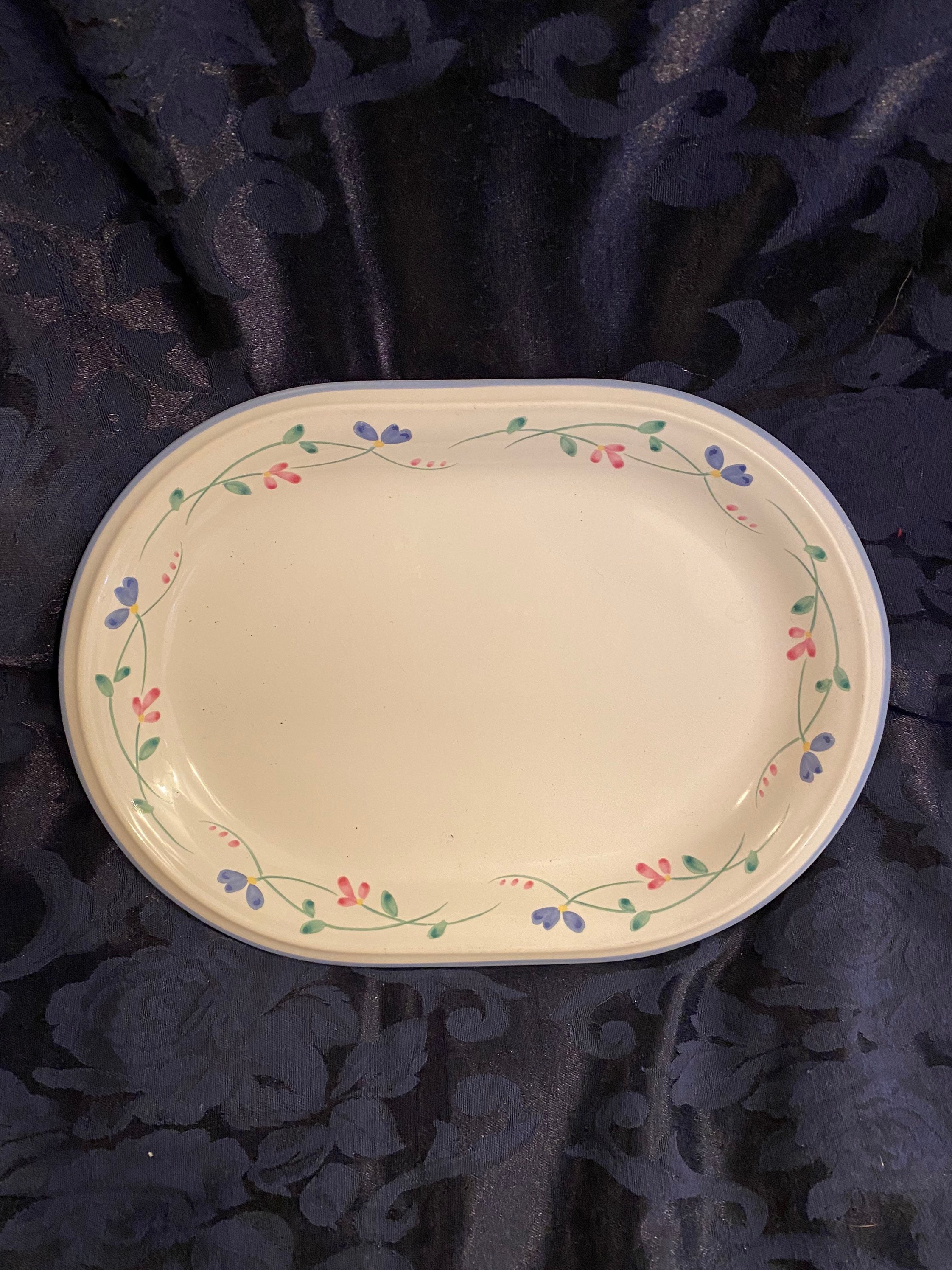 Allegro Stoneware Hearthside Oval Vegetable Serving Dish | Etsy