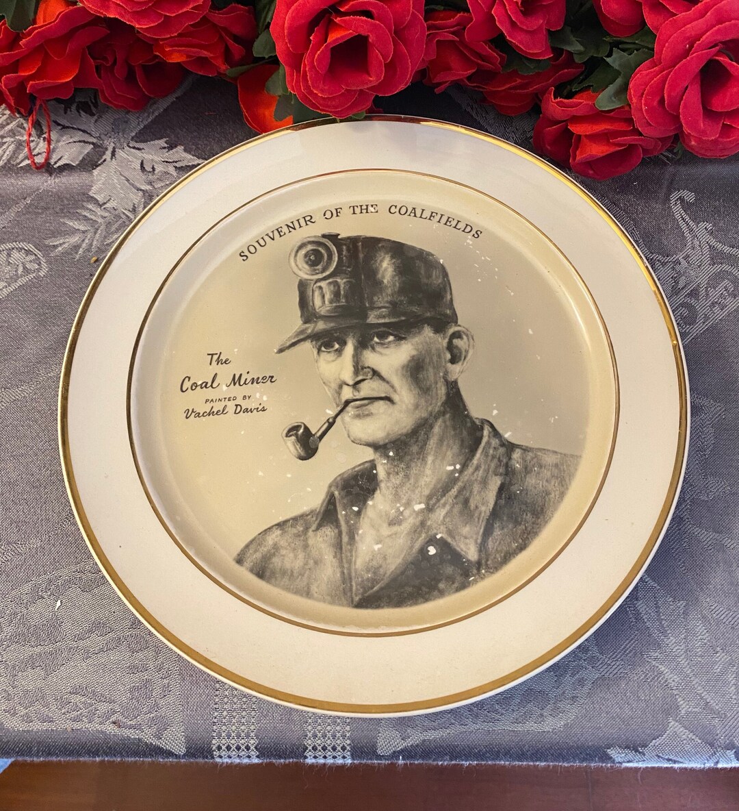 The Coal Miner Fotoware Plate - Etsy