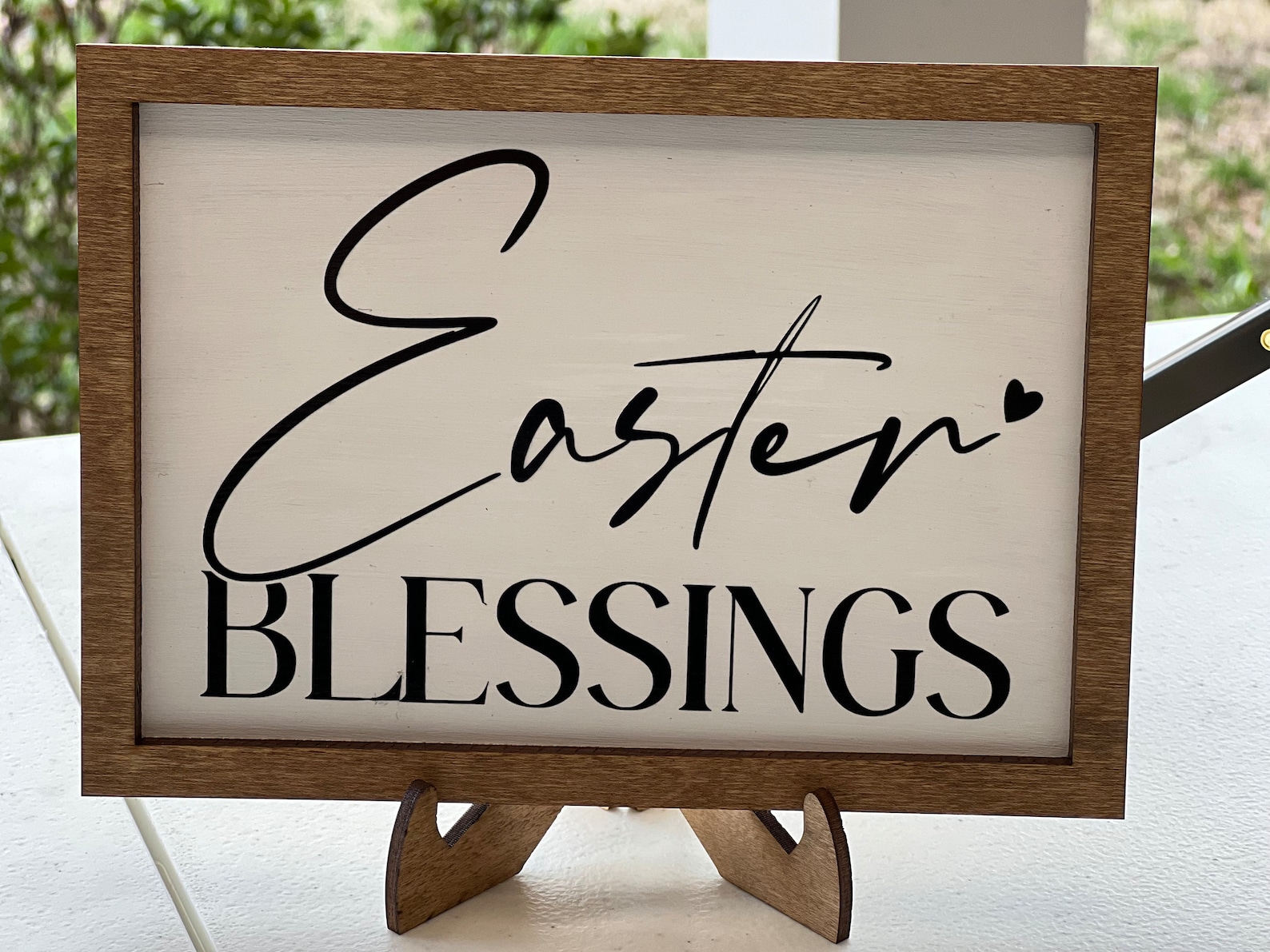 Easter Blessings Sign, Easter Tiered Tray Sign, Christian Easter Sign ...