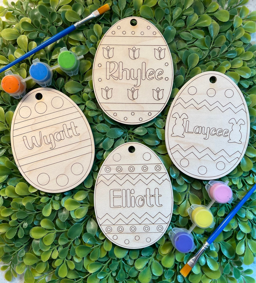 Personalized Easter Eggs, Easter Basket Stuffer, Easter DIY, Easter Craft, Easter for Kids, DIY ...