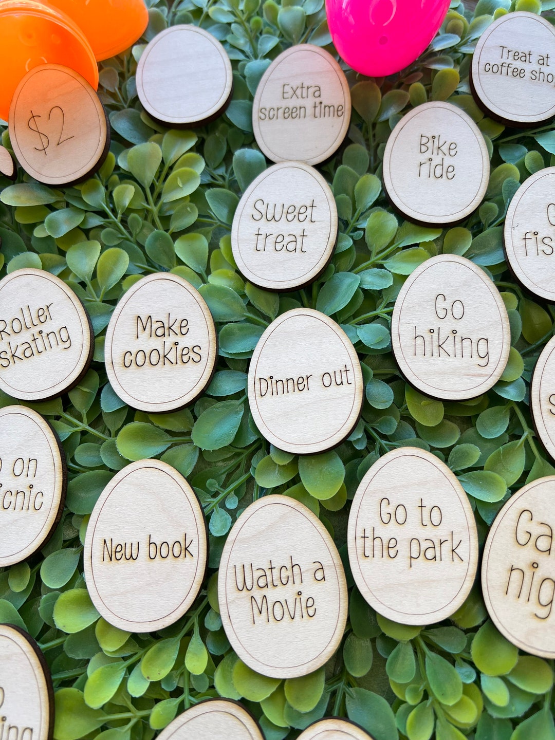 Easter Egg Tokens, Easter Egg Fillers, Easter Egg Hunt, 25 Easter ...