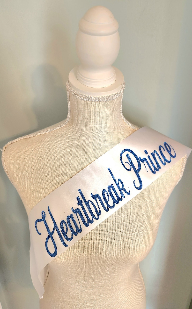 Heartbreak Prince Sash custom Colors Available Eras Tour - Etsy