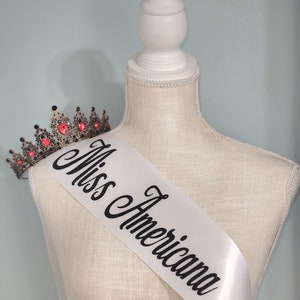 Taylor Swift Miss Americana Sash Custom Colors Available Lover Era Eras ...