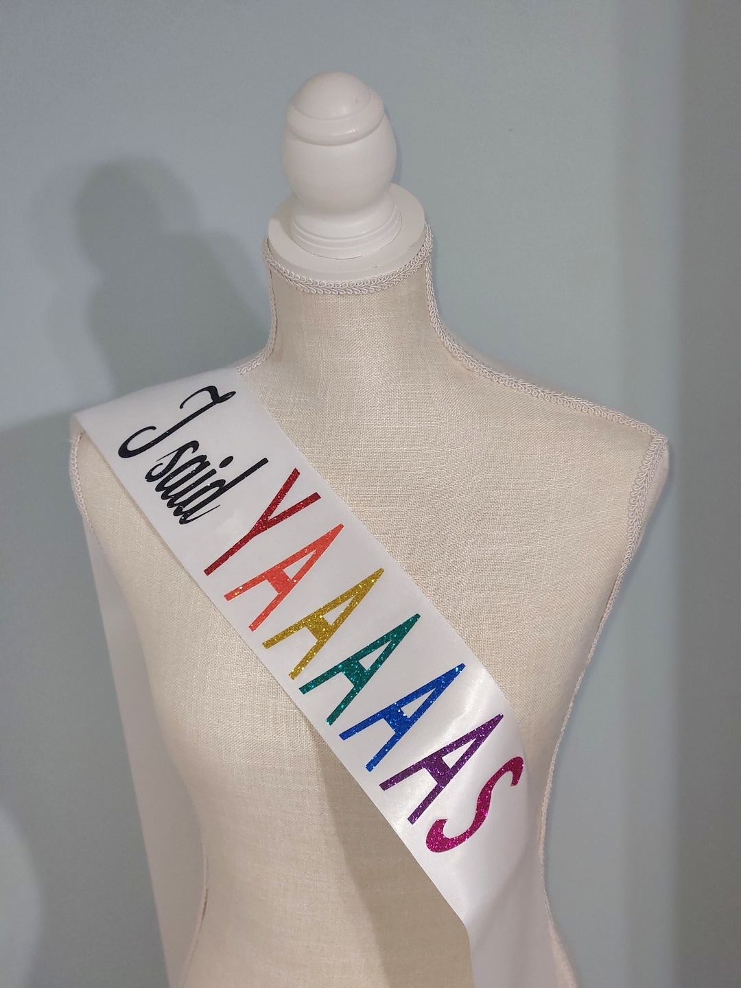 I Said YAAAAAS Sash: LGBTQ Pride Bachelorette Party Sash - Etsy