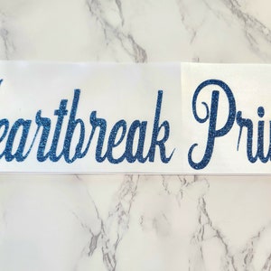 Heartbreak Prince Sash | Custom Colors | Eras Tour Costume | Lover Era ...