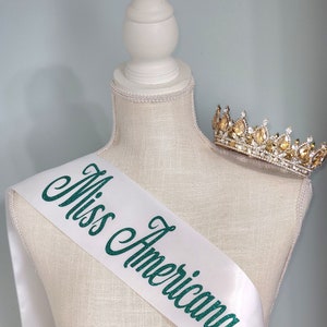 Taylor Swift Miss Americana Sash Custom Colors Available Lover Era Eras ...