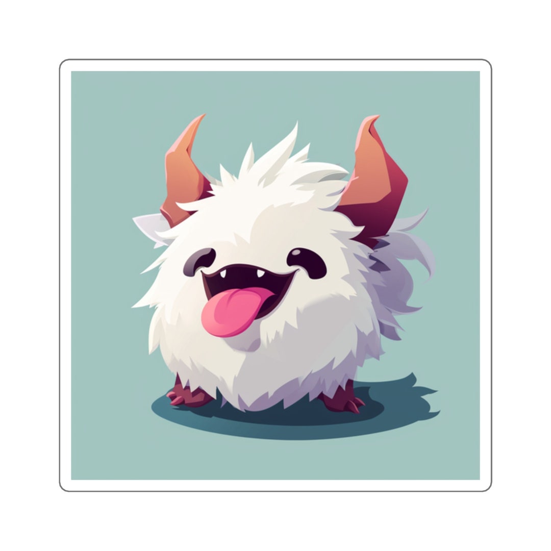 Silly Poro League of Legends Sticker - Etsy