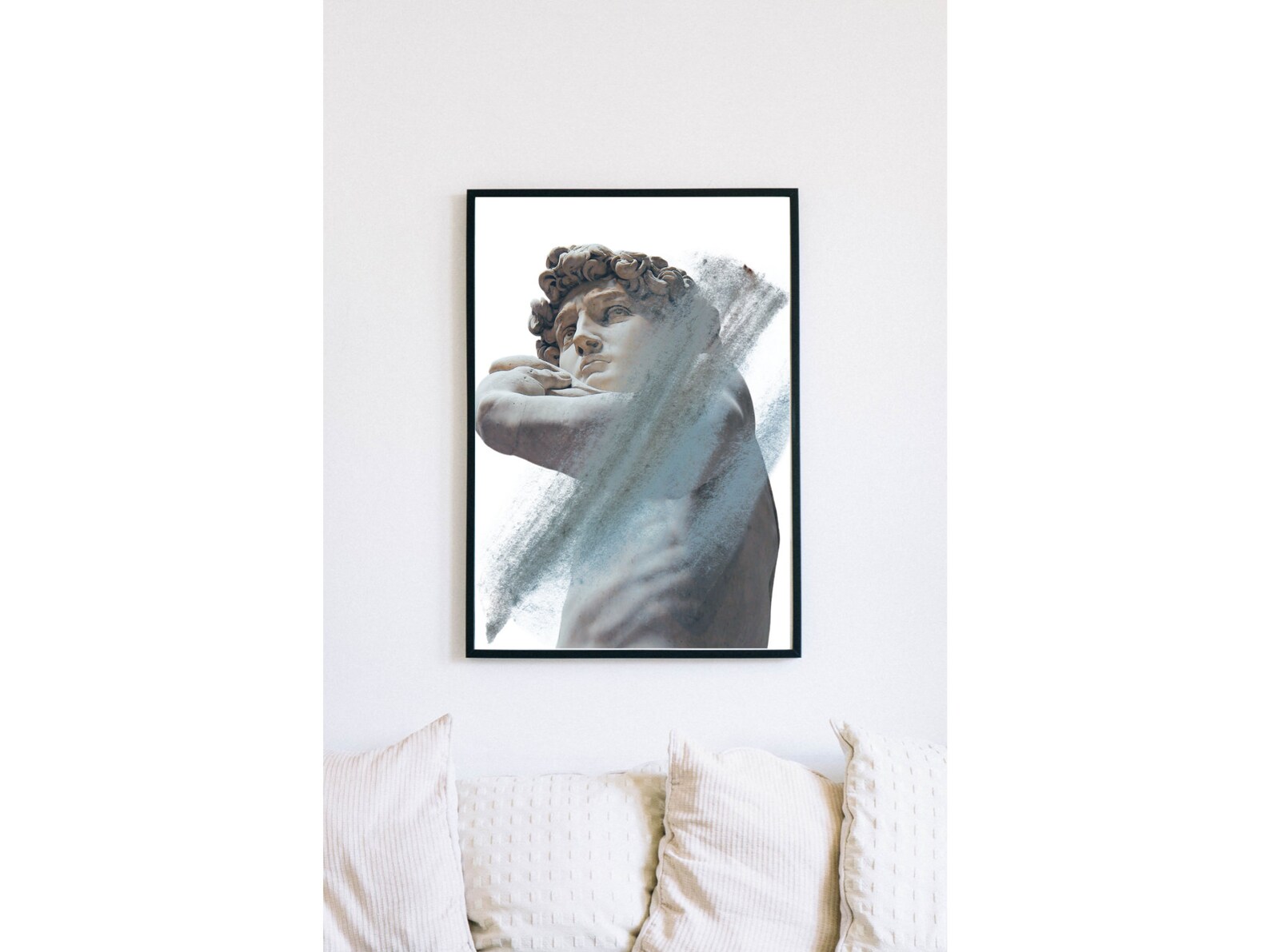 Statue of David-minimal Downloadable Wall Art Print,abstract Printable ...