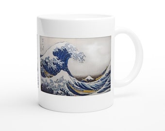 The Great Wave of Kanagawa by Hokusai Fine Art Mug Coffee / Tea Cup - Etsy