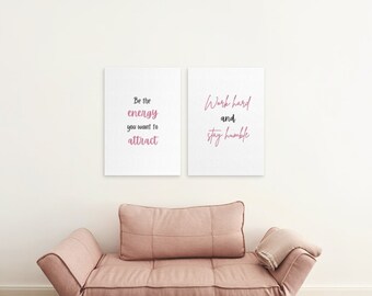 BTS Quotes Set of 6 Bundle Printable BTS Quotes Wall Art BTS - Etsy