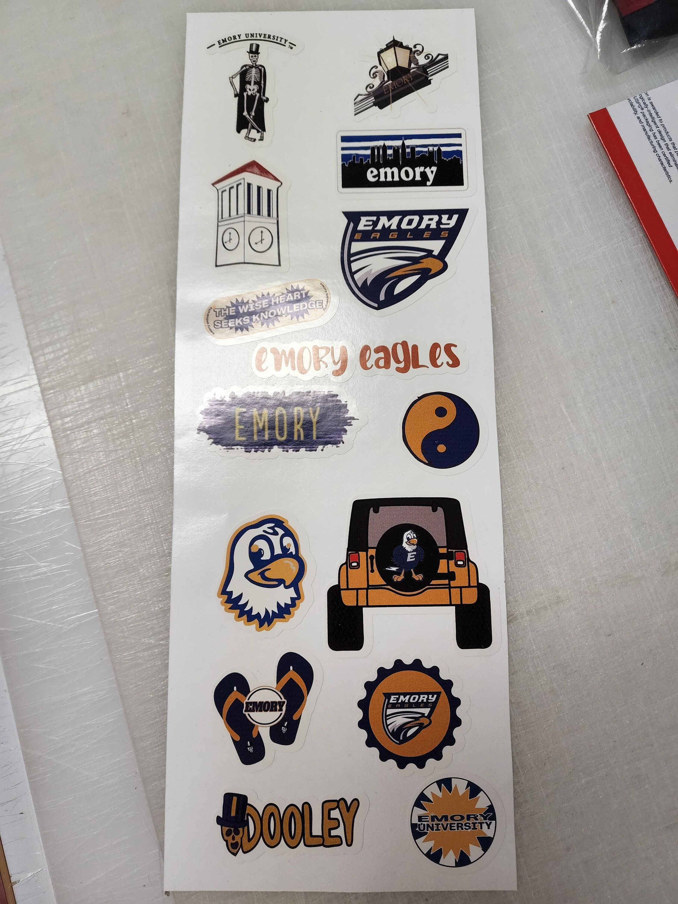Custom University/college Stickers Fun - Etsy
