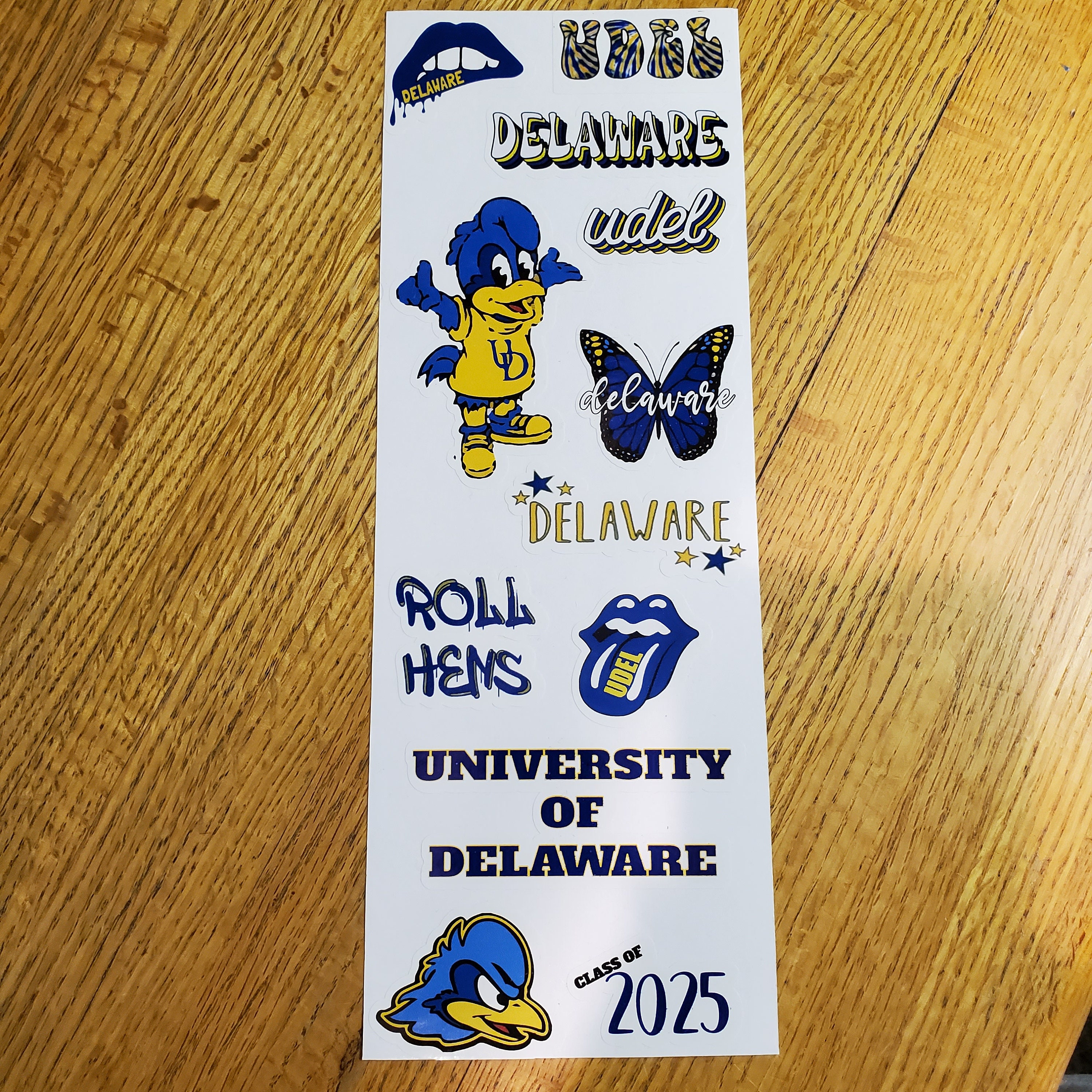 Custom University/college Stickers Fun - Etsy