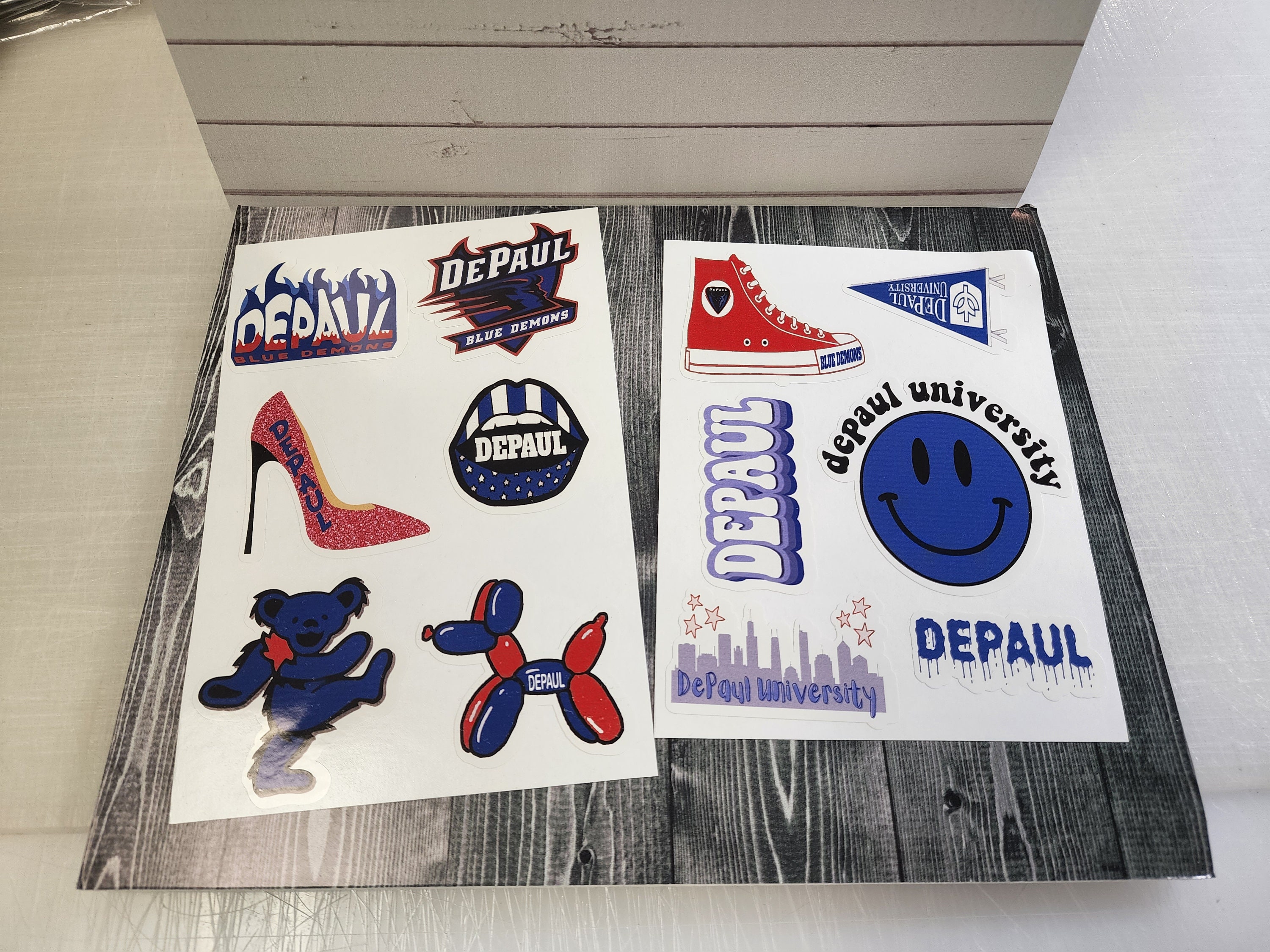 Custom University/college Stickers Fun - Etsy