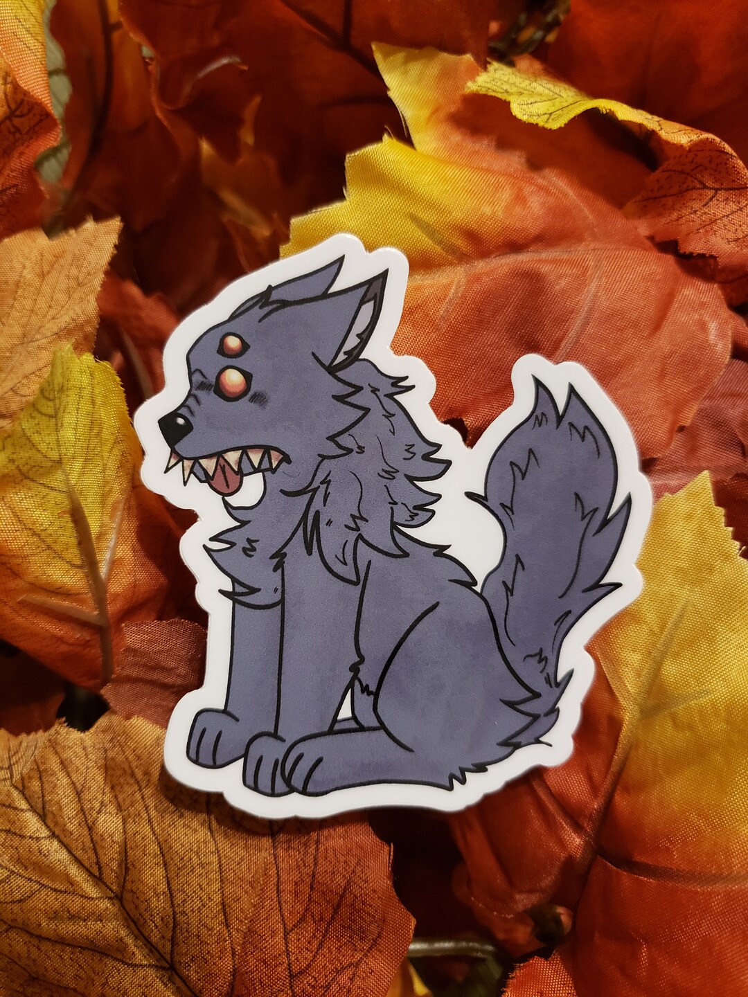 Fear and Hunger - Moonless Sticker (F&H, Funger Wolf) - Etsy