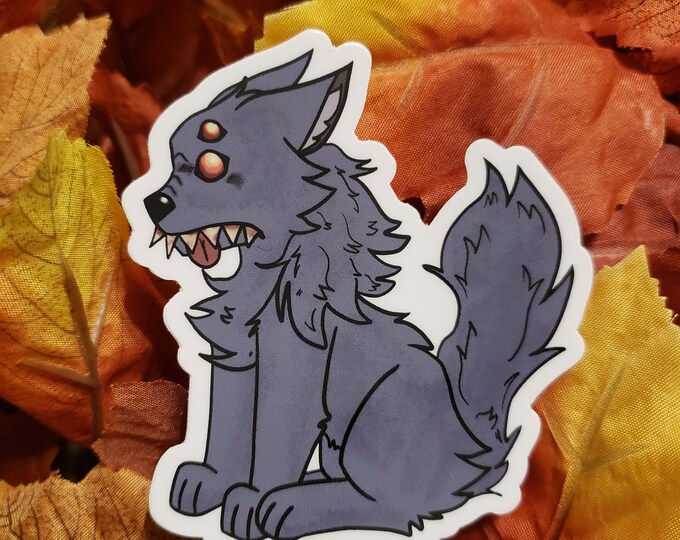 Fear and Hunger - Moonless Sticker (F&H, Funger Wolf) - Etsy
