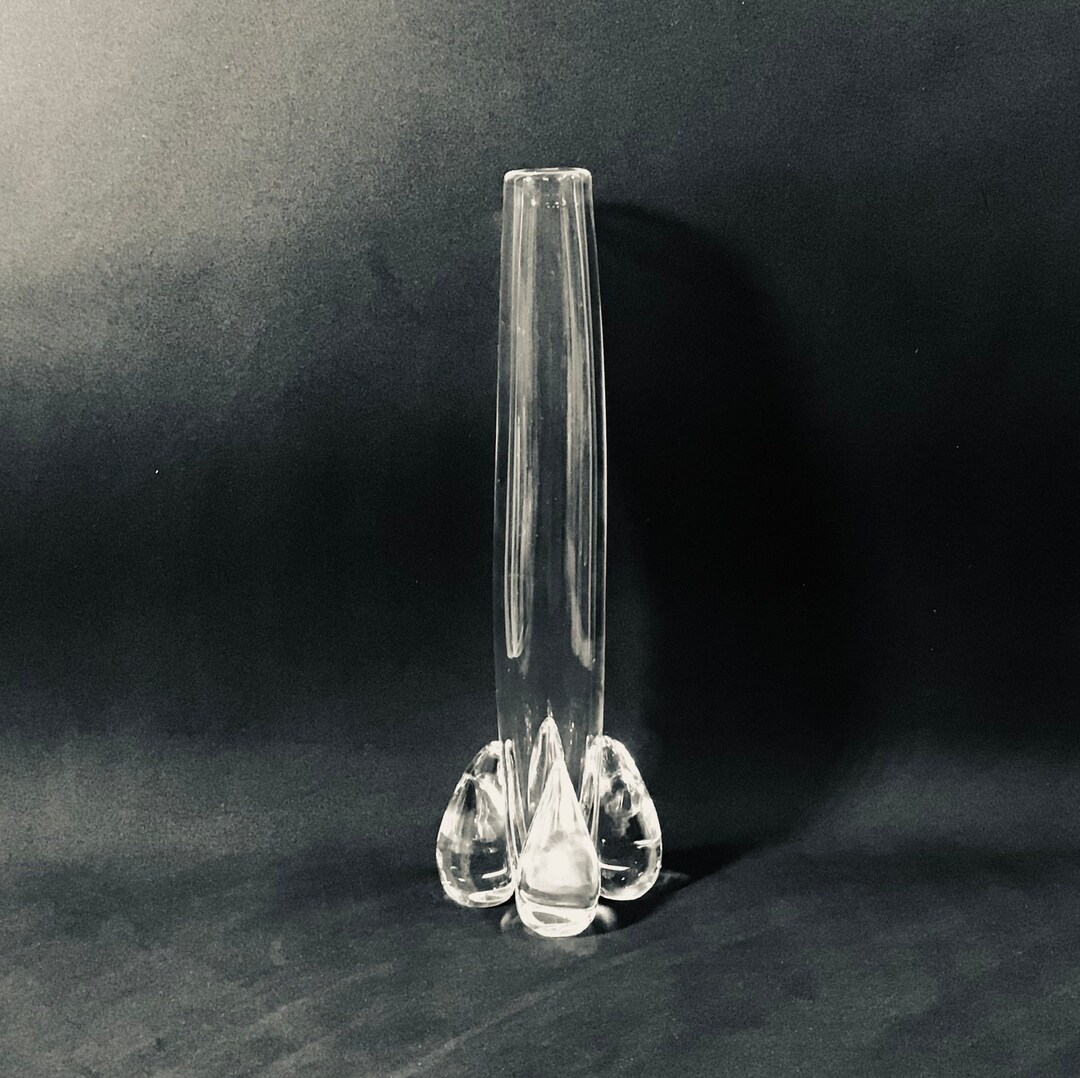 Vintage, Steuben Crystal Bud Vase, 8 Tall, Mid Century Modern, Atomic ...