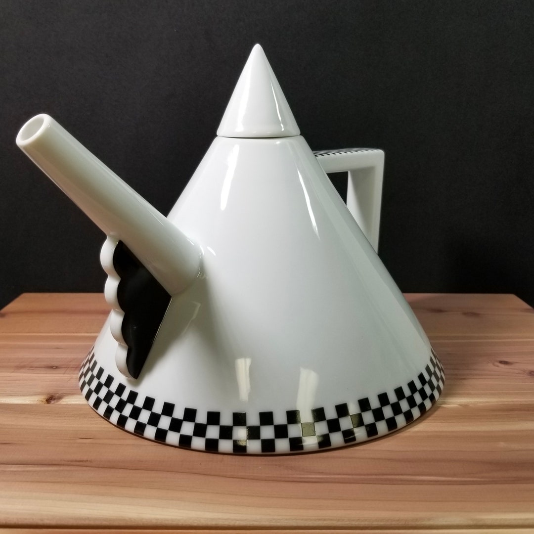 Vintage Helena Uglow for Mikasa, Millennium Teapot, Postmodern, Memphis ...
