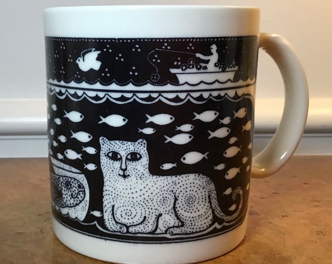 Vintage Taylor and NG Cat Fish, Catfish Mug 1970 - Etsy