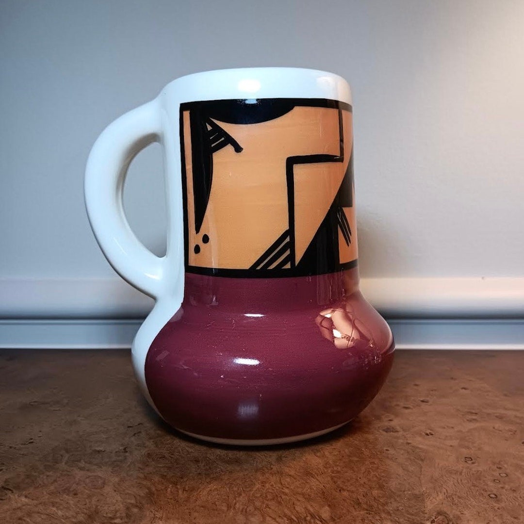 Vintage Native American Pottery Mug. Ute Mountain Colorado Pottery ...