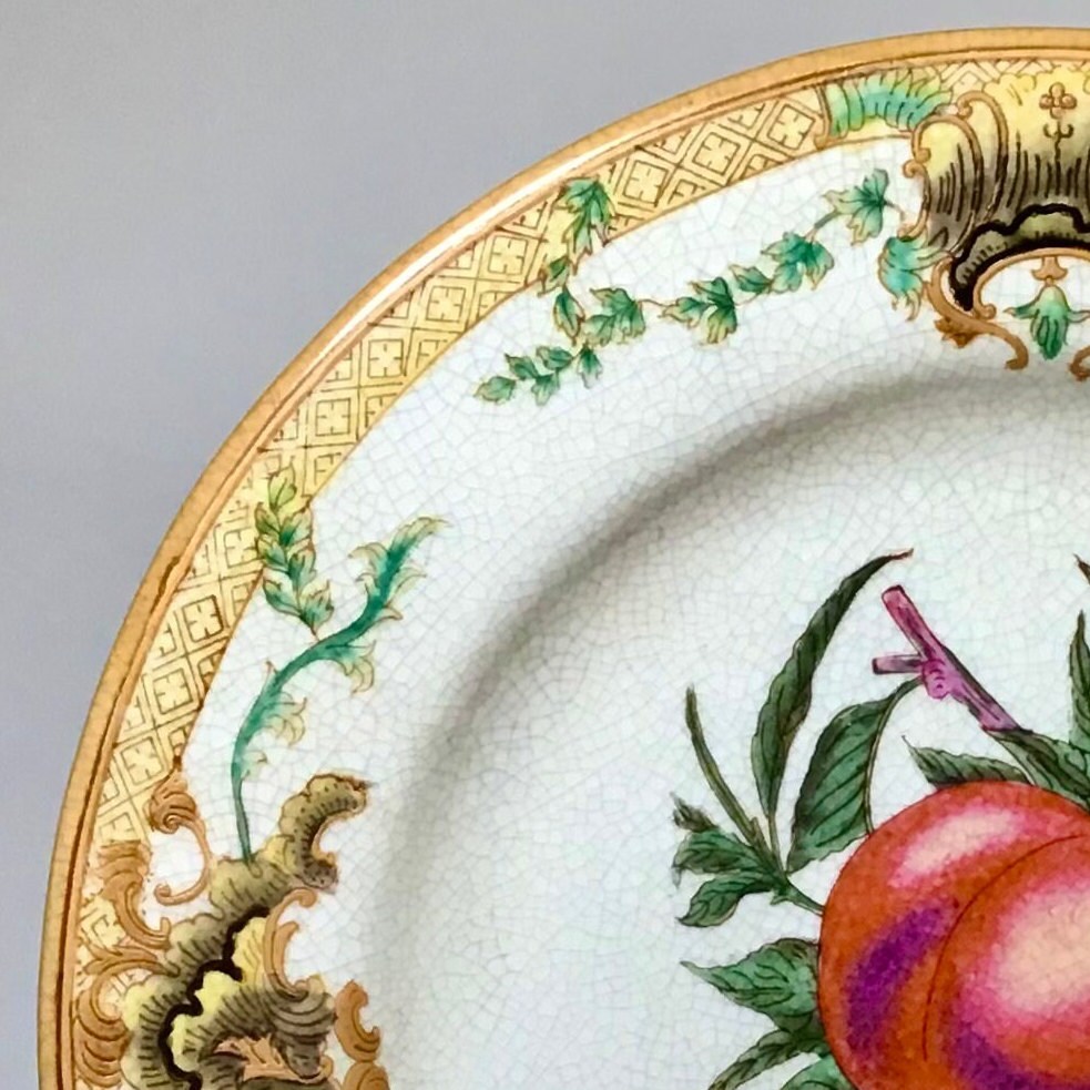 Vintage Mark Roberts Collection Hand Painted Peach Plate - Etsy