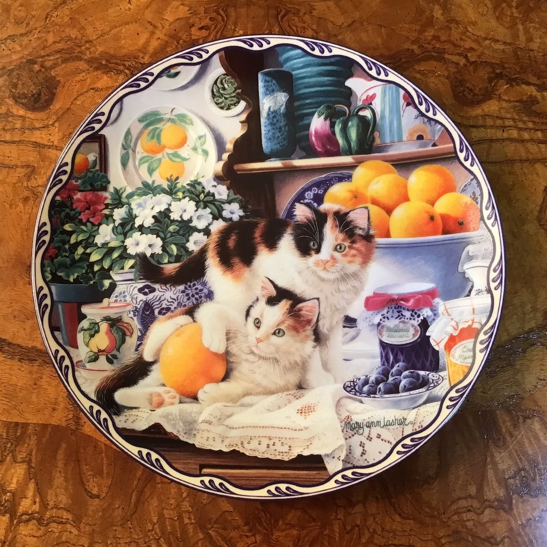 Vintage Bradford Exchange "emily & Alice in a Jam", Warm Country Garden ...