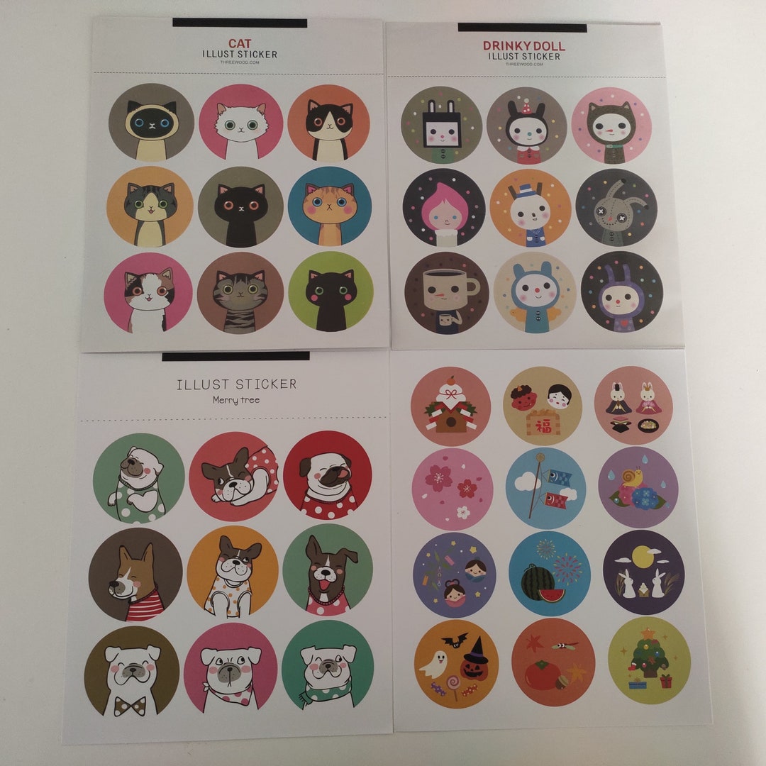 Cute Bullet Journal Stickers,kawaii Stickers, Decorative Sticker ...