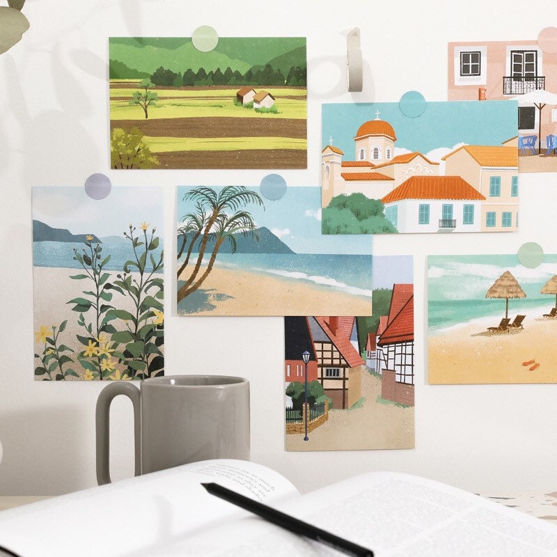 15 Pcs Wall Collage Kit Aesthetic Pictures Room Decor Background Room ...