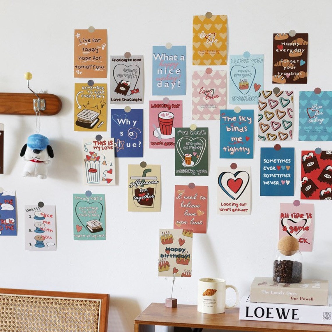 30 Pcs Wall Collage Kit Aesthetic Pictures Room Decor Background Room ...