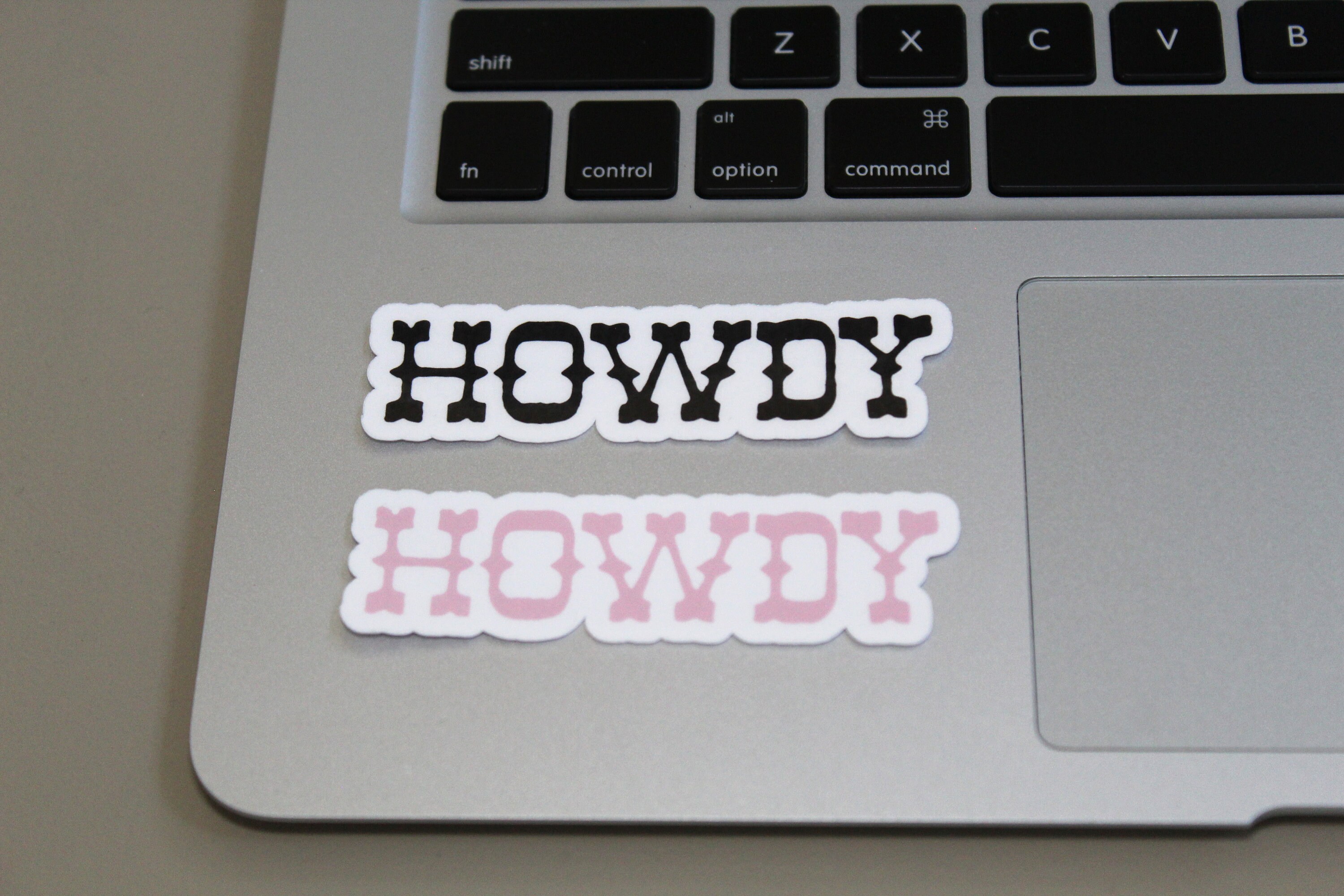 Howdy Waterproof Sticker, Hydro Flask Sticker, Trendy Sticker - Etsy