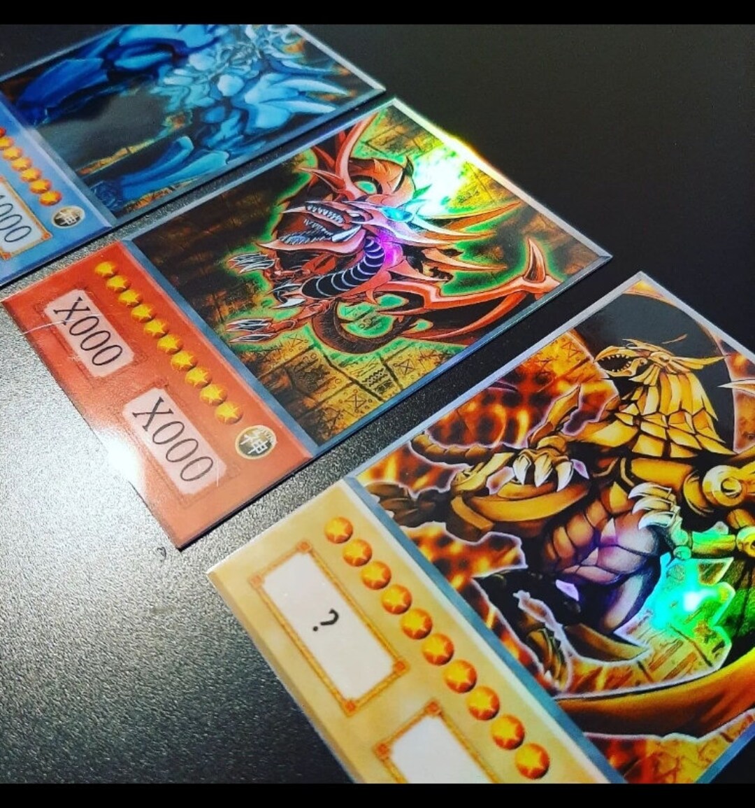 3 Card God Card Anime Style Proxies - Etsy
