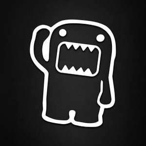 Domo Domo-kun Japanese Monster Salute Funny Race Car Bumper Sticker ...