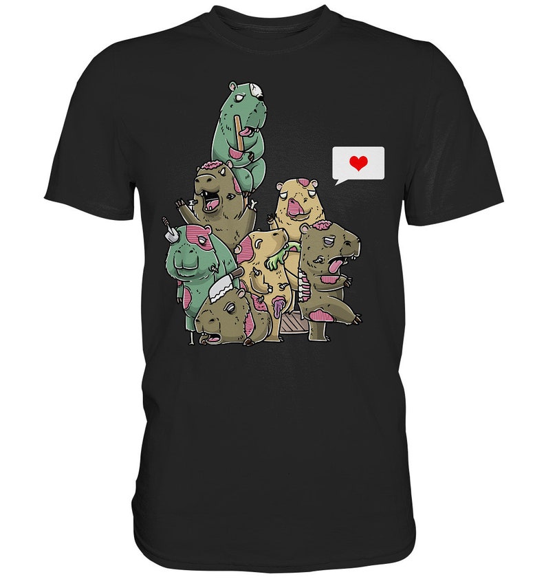 Funny Zombie Capybara Spooky Halloween Costume Gift Premium - Etsy