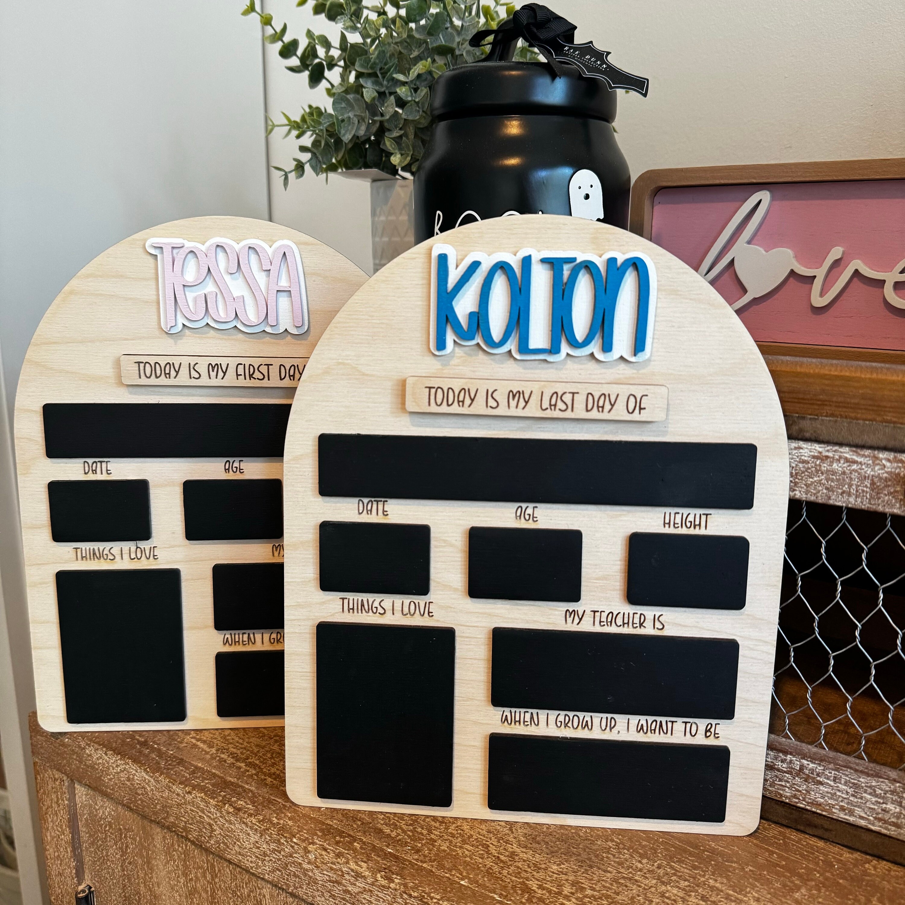 Personalized Back to School Sign for First Day of School Photo All ...