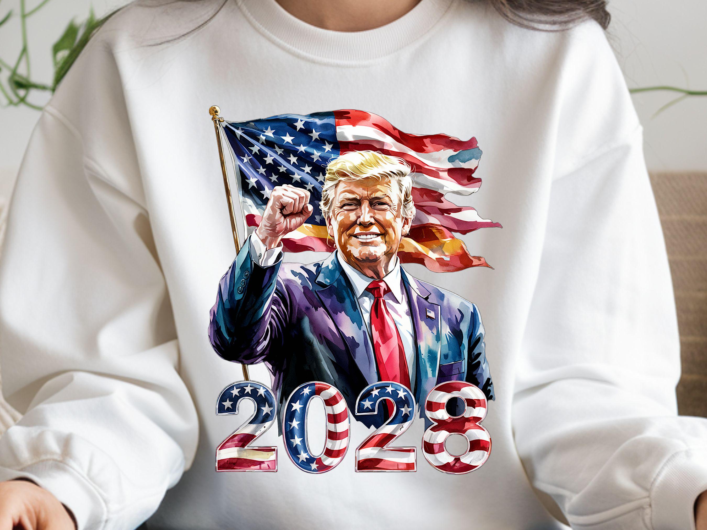 Digital Trump 2028 Png, Trump for President 2028, Maga Gift, Republican ...