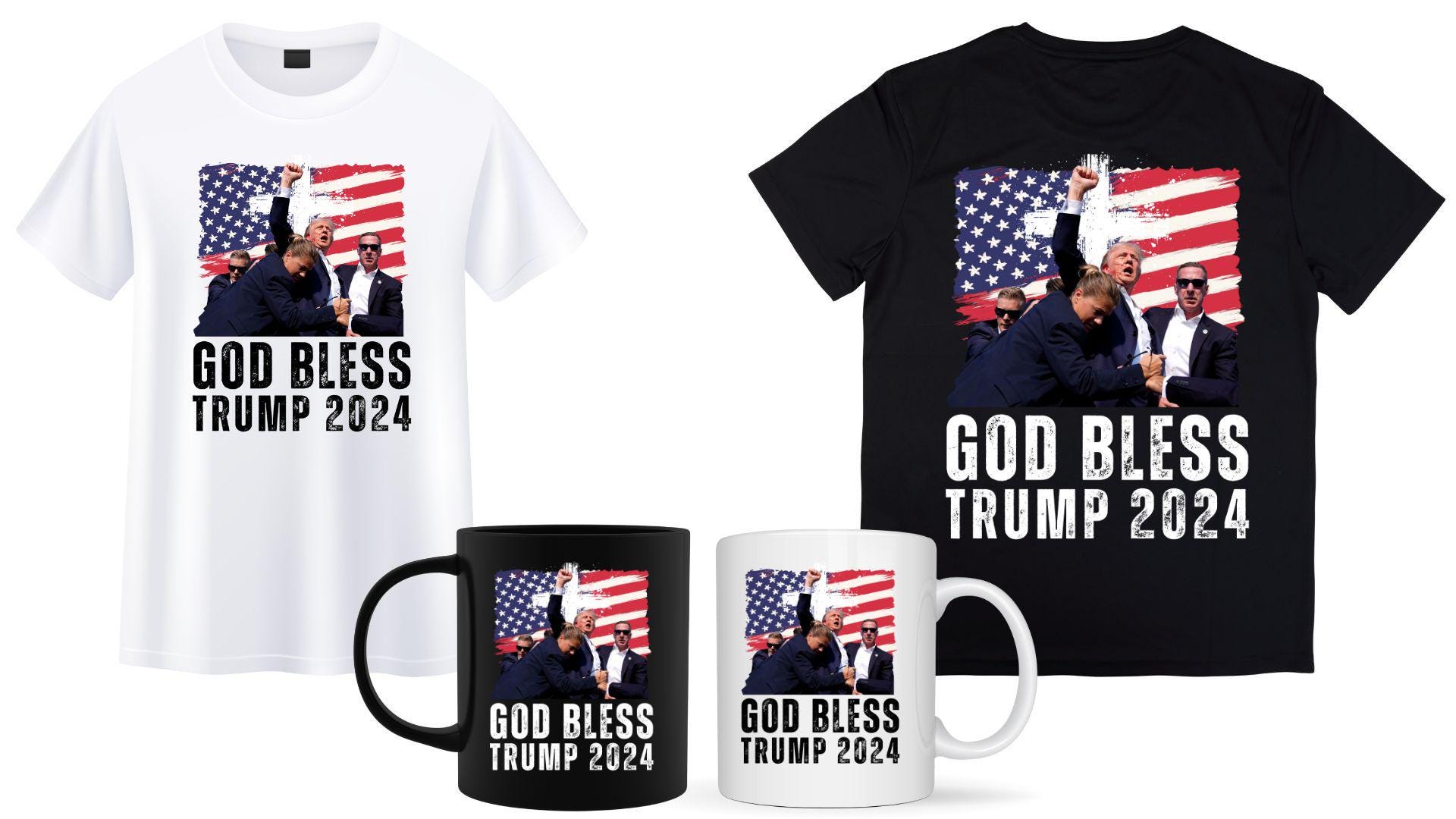God Bless Trump 2024 PNG, Trump 2024 PNG, Trump Shooting, Trump ...