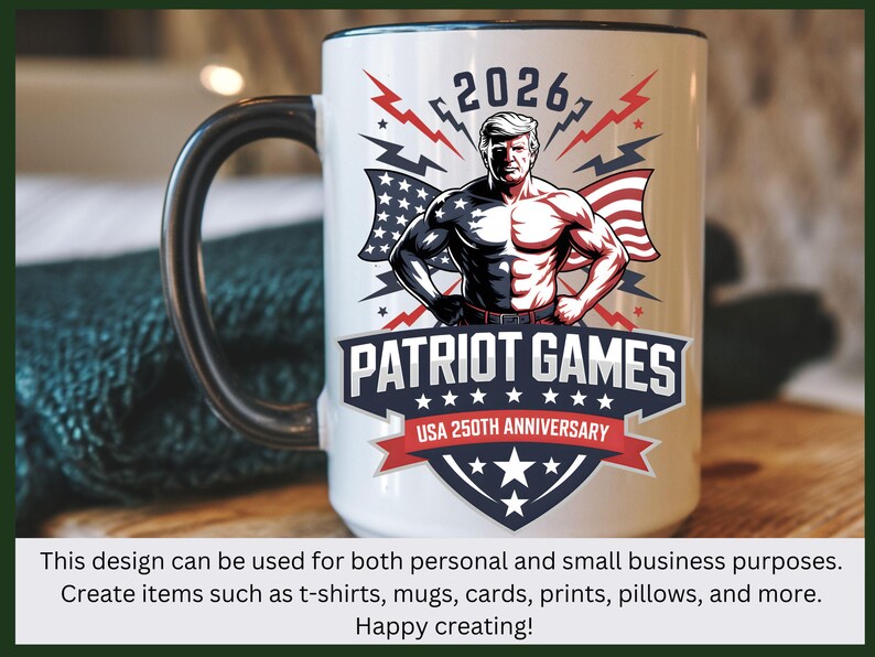 Digital Patriot Games 2026 Png, Trump Patriot Games, America's 250th ...