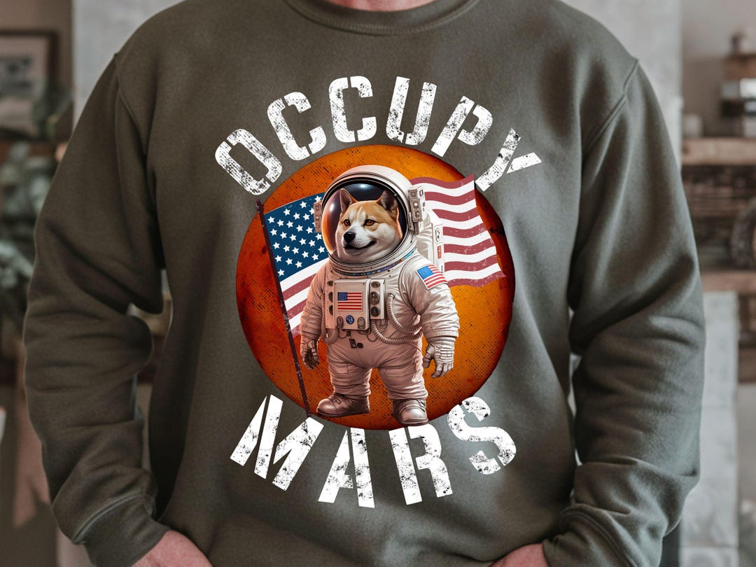 Occupy Mars PNG: Shiba Inu Astronaut, NASA Gift (digital Download) - Etsy