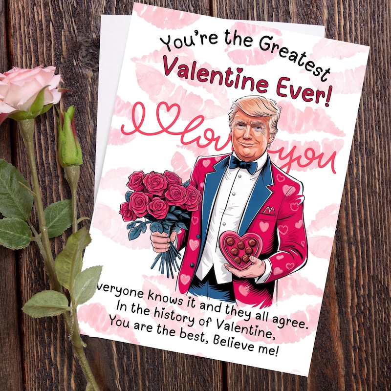 Trump Cards Valentine - Etsy
