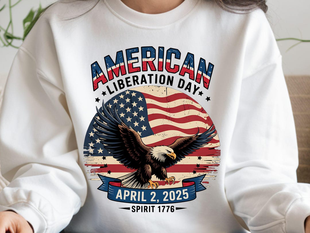 American Liberation Day Eagle PNG: Patriotic USA Design (digital ...