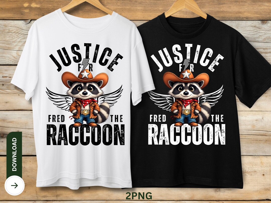 Digital Fred the Raccoon, Justice for Fred Png, MAGA Raccoon, Raccoon ...