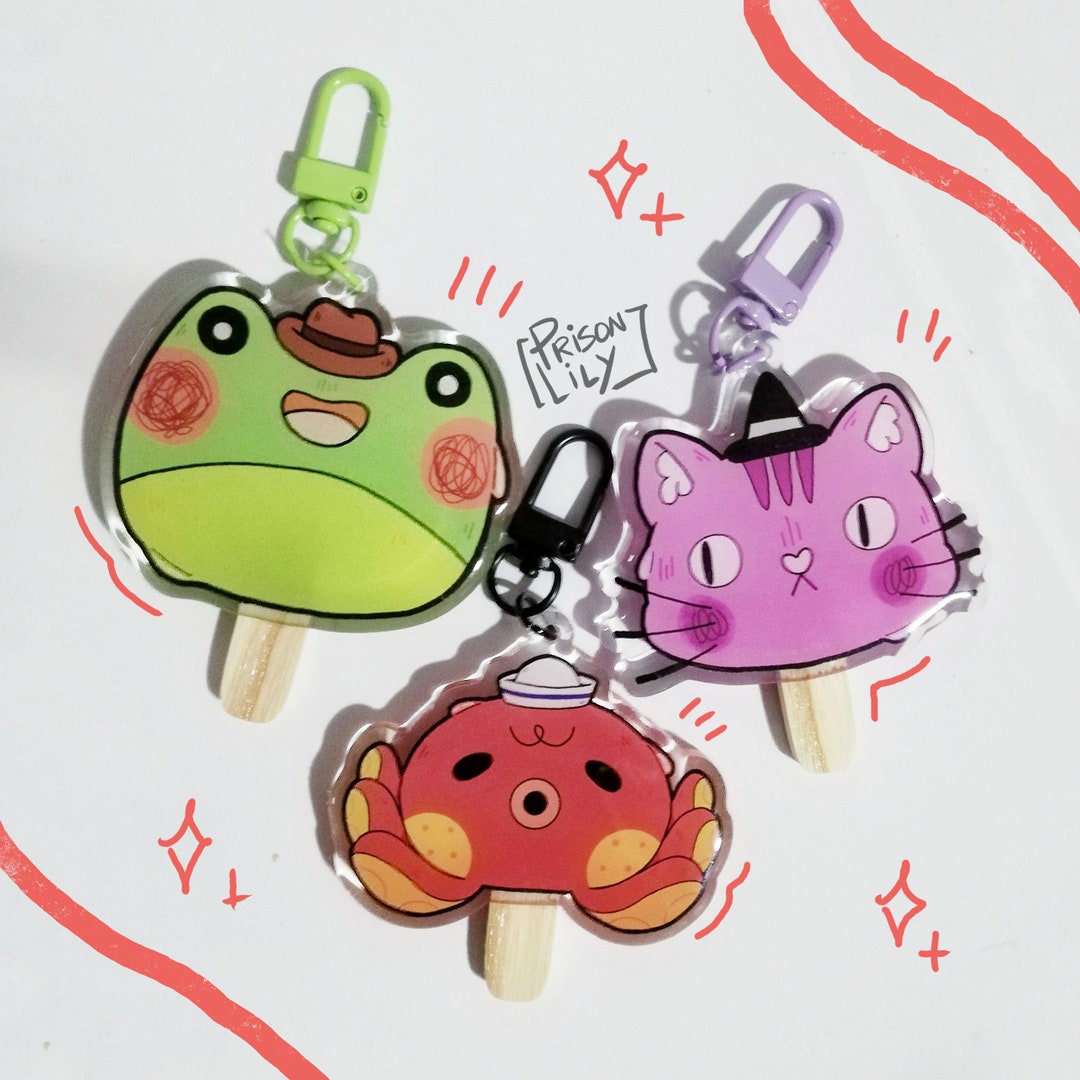 Acrylic Ice Cream Keychains - Etsy