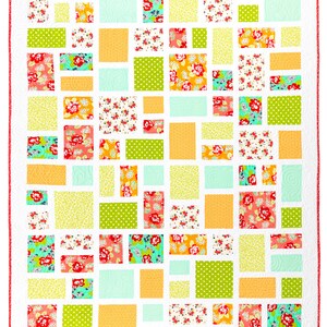 Ponder Pieces Quilt Pattern: Fat Quarter Quilt - Etsy