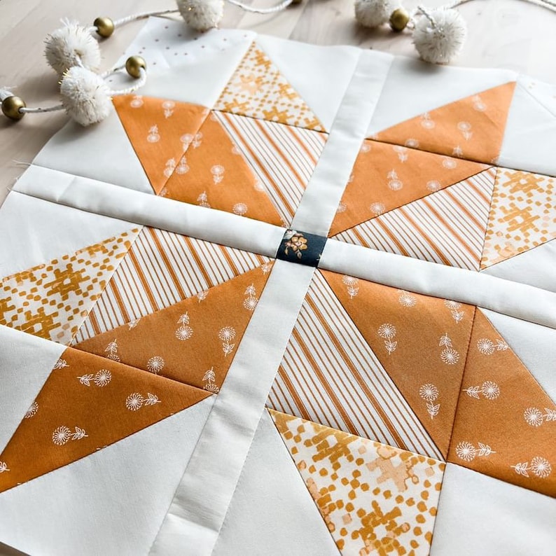 Star of Wonder Quilt Pattern (PDF): Beginner and Fat Quarter Friendly ...