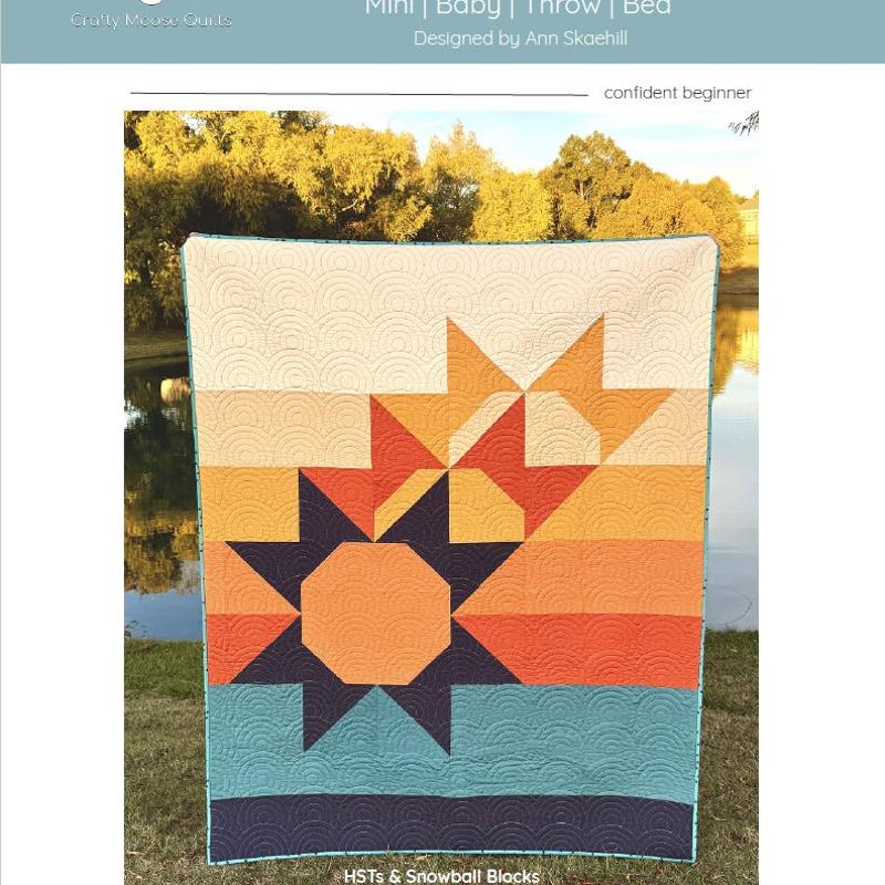 Sun Quilt Pattern - Etsy
