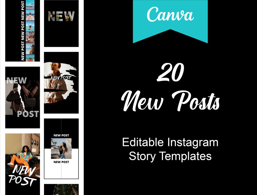 20 New Post Story Ideas, Instagram Story Templates, Canva Blogger ...