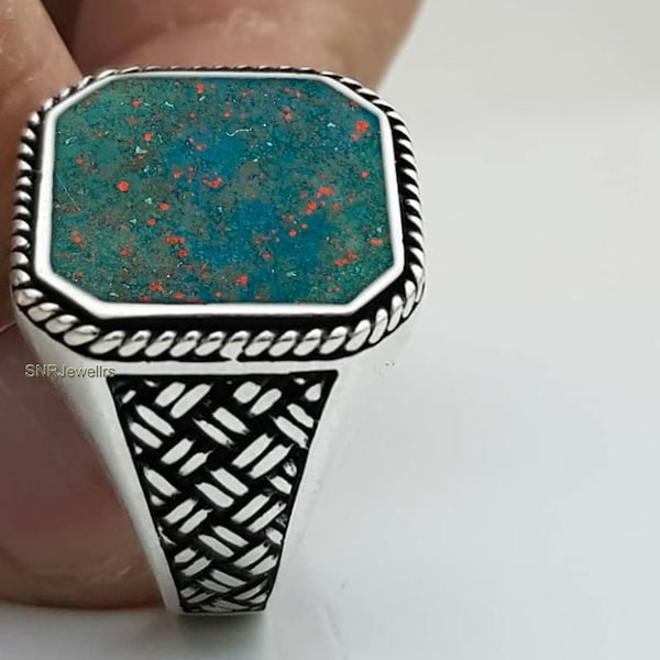 Jasper Ring - Etsy