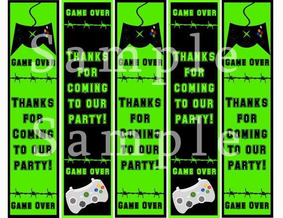 Gaming Xbox Playstation Printable Digital Bookmarks Gamer | Etsy
