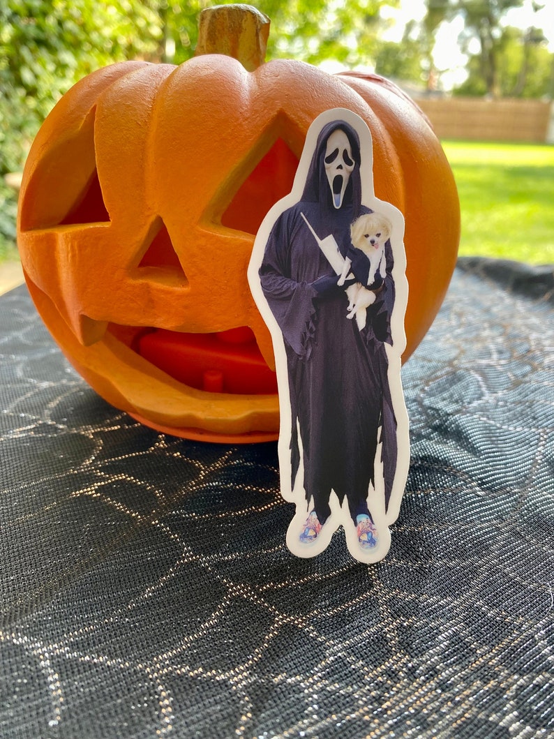 Casey & Ghostface Sticker, Scream Sticker, Horror, Horror Sticker, What ...