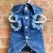 Dog Jean Jacket Dog Jean Vest Pet Denim Jacket Pet Denim - Etsy